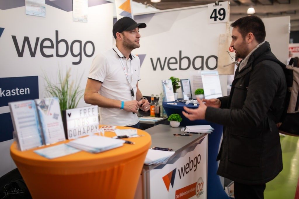 webgo auf der Jobmesse 2023 in Hamburg · webgo.de